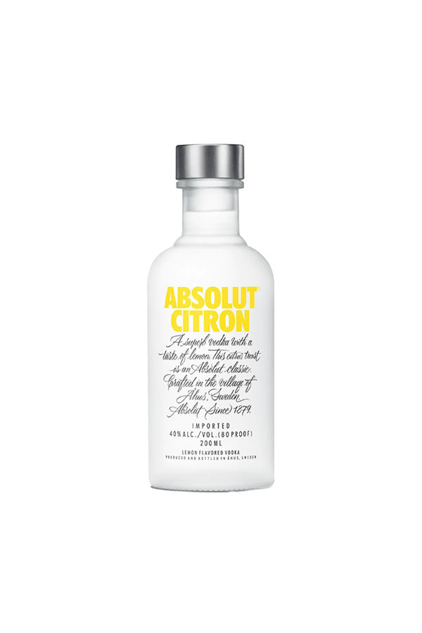 Absolut Citron 200ML – Liquor Barn