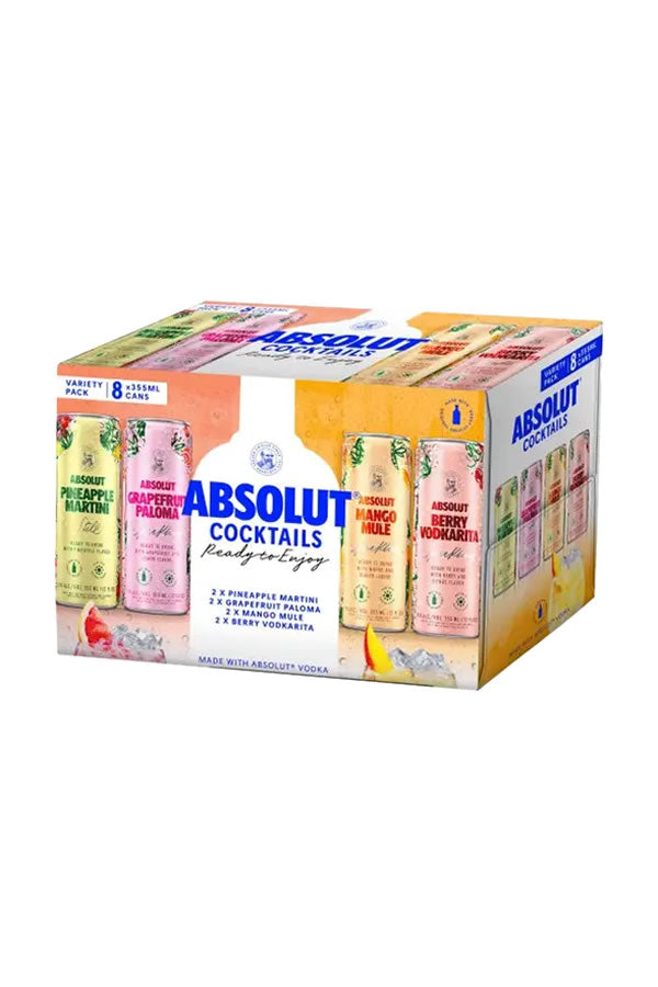 Absolut Ready to Drink Cocktails Variety 8Pk | 5% ABV – The Liquor Barn