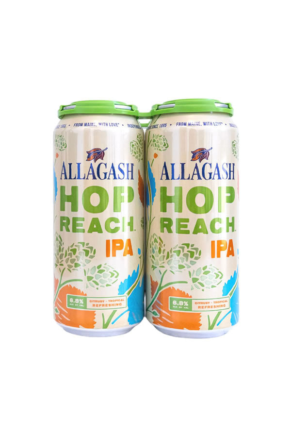 Allagash Hop Reach IPA 6Pk 12oz | Portland Maine Craft IPA – The Liquor ...