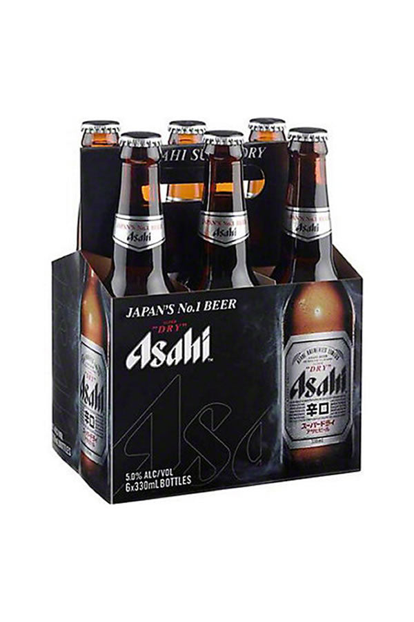 Asahi Super Dry Black 6-Pack | Japanese Dark Lager 5.5% – The Liquor Barn