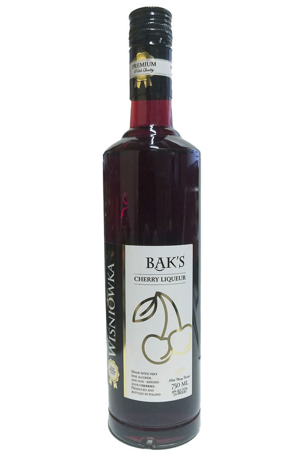 Bak's Wisniowka Cherry Liqueur 750ML | Polish Handcrafted – The Liquor Barn