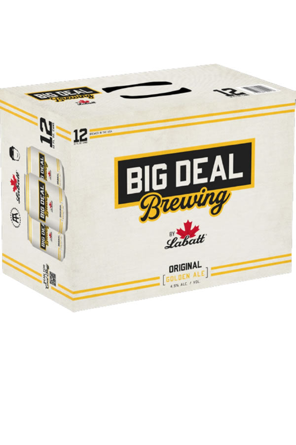 Big Deal Brewery Original Golden Ale 12Pk | Labatt Brewed – The Liquor Barn