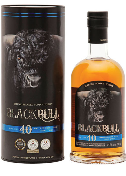 Black Bull 40 Year Scotch 750ml | Cask Strength Blend – The Liquor Barn