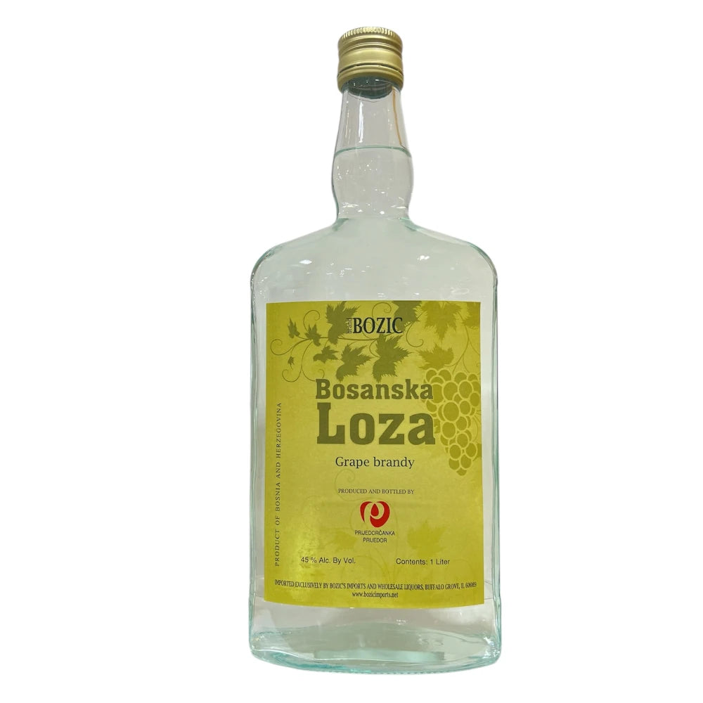 Bozics Bosanska Loza Grape Brandy 1L – The Liquor Barn