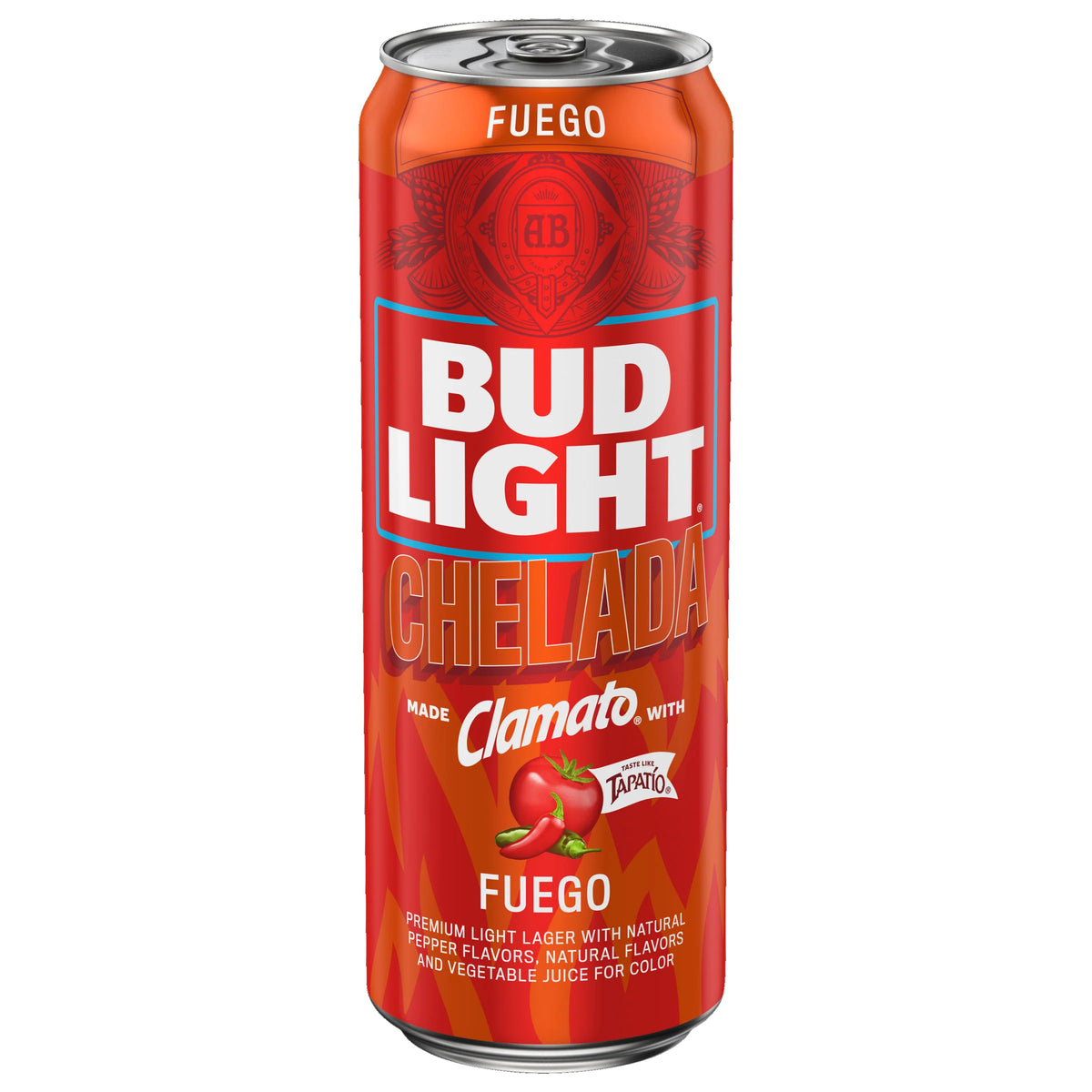 Bud Light Chelada Fuego 25oz | Tapatio Hot Sauce Chelada – The Liquor Barn