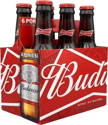 Budweiser 6-Pack 7oz Bottles | Beechwood-Aged Lager – The Liquor Barn
