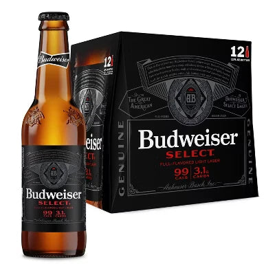 Budweiser Select 12Pk | Long-Brewed American Light Lager – The Liquor Barn
