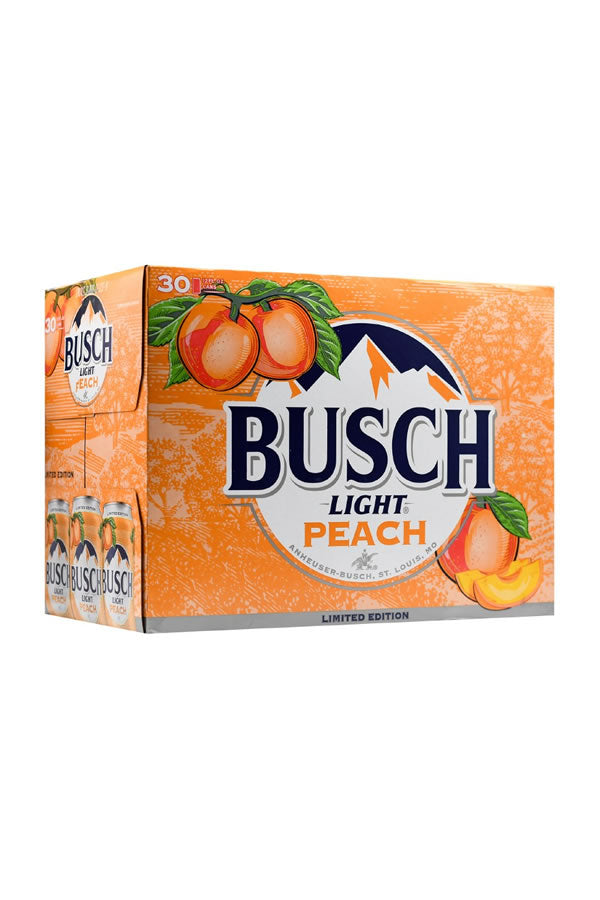 Busch Light Peach 30Pk Cans – The Liquor Barn