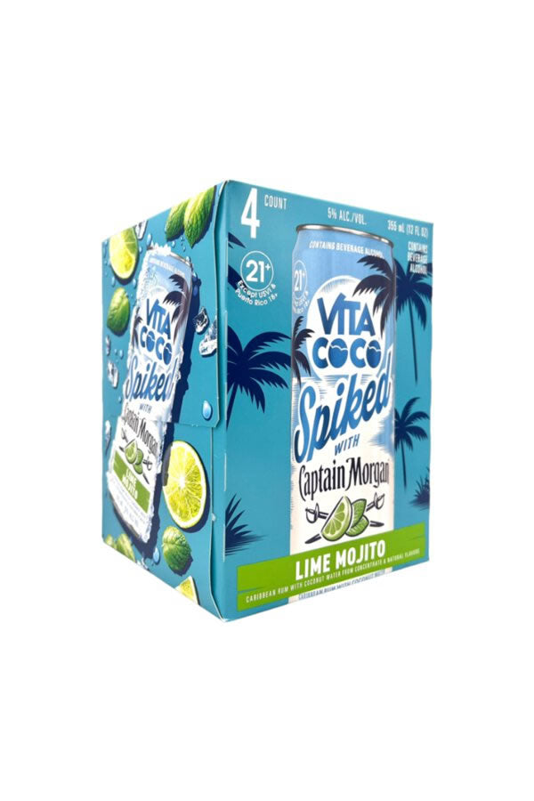 Captain Morgan Vita Coco Spiked Lime Mojito 4Pk – The Liquor Barn