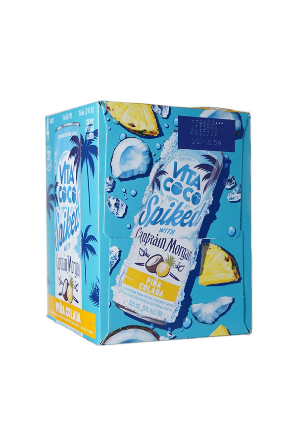 Captain Morgan Vita Coco Spiked Pina Colada 4Pk – The Liquor Barn