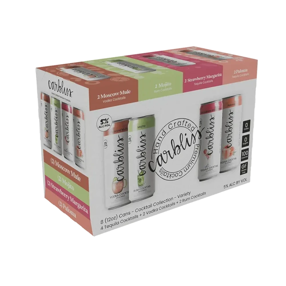 Buy Carbliss Cocktail Variety 8‑Pack – Mule, Mojito, Strawberry ...