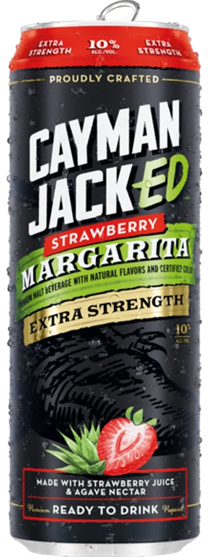 Cayman Jacked Strawberry Margarita 19.2oz | 10% ABV RTD – The Liquor Barn