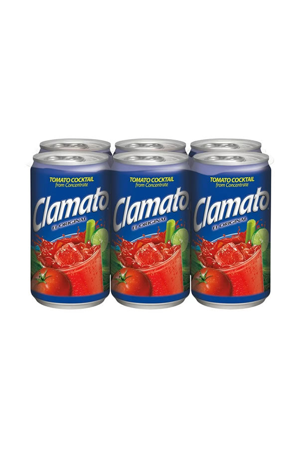 Clamato Tomato Cocktail 6Pk Cans | Savory Clam & Tomato Mixer – The ...