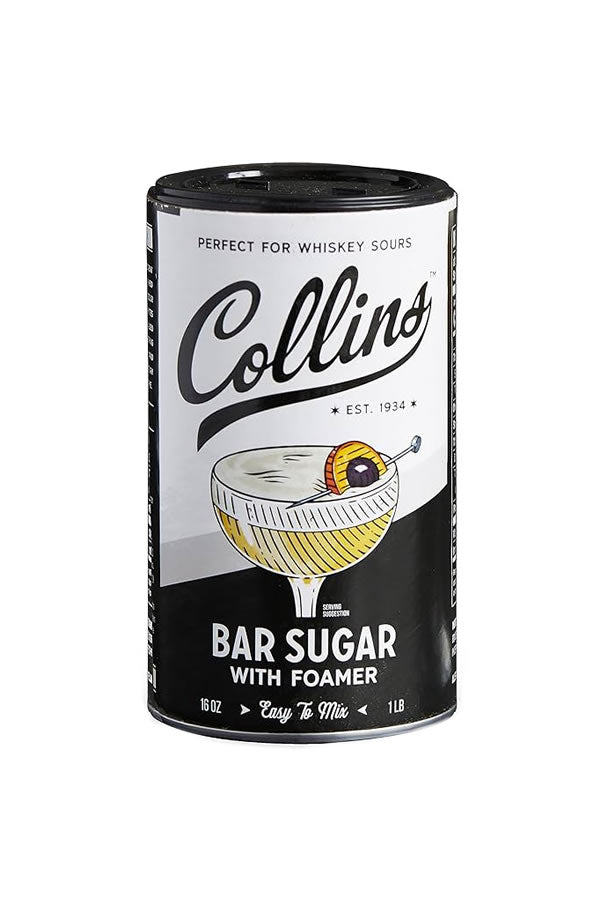 Collins Bar Sugar With Foamer 16OZ – The Liquor Barn