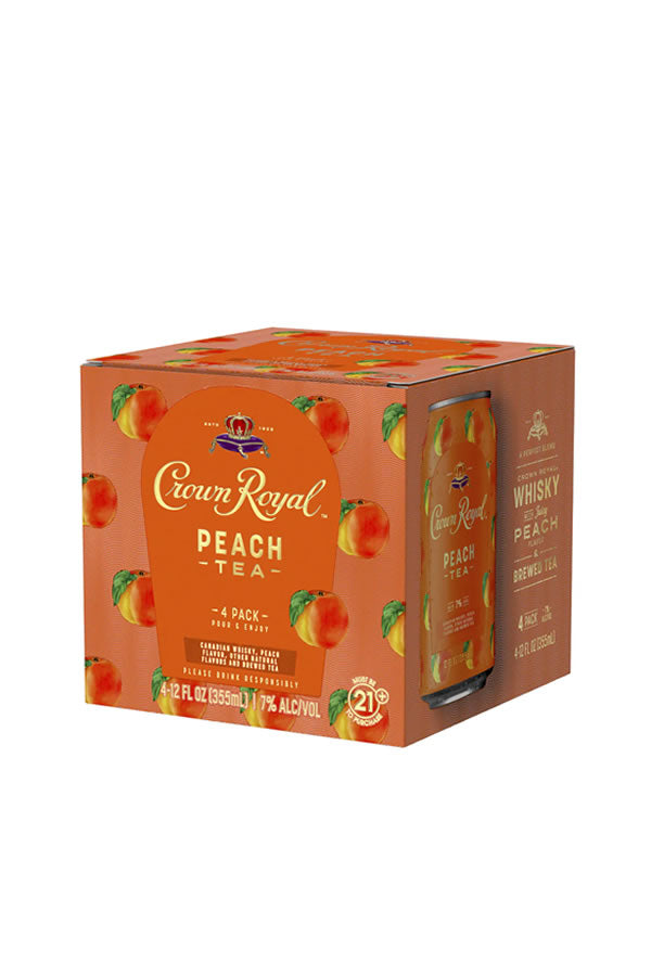 Crown Royal Peach Tea 4PK – The Liquor Barn