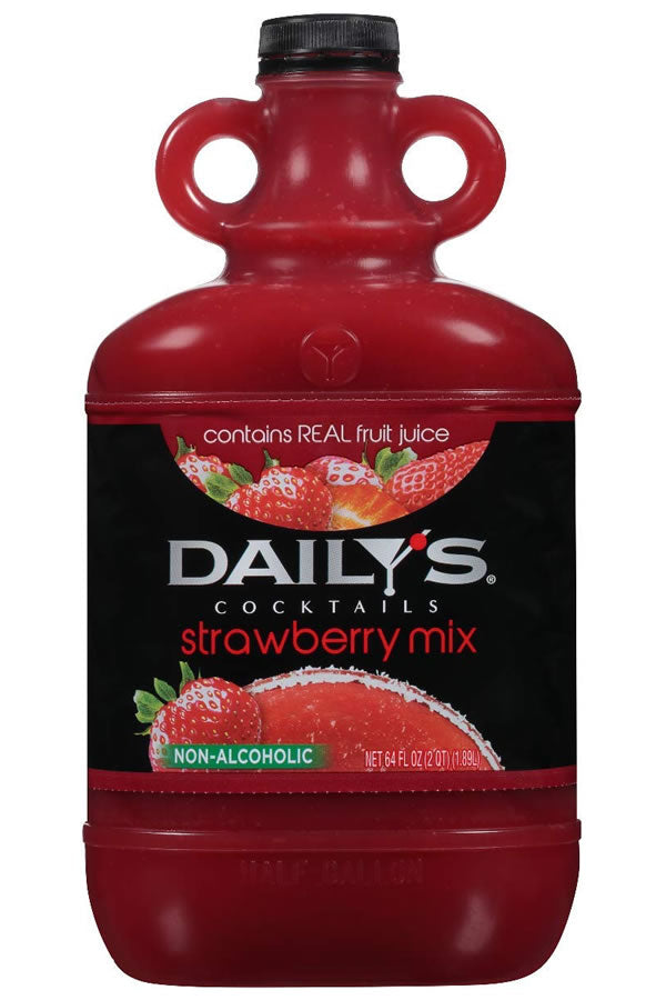 Daily's Strawberry Margarita Mix 64 oz | Real Fruit Mixer – The Liquor Barn