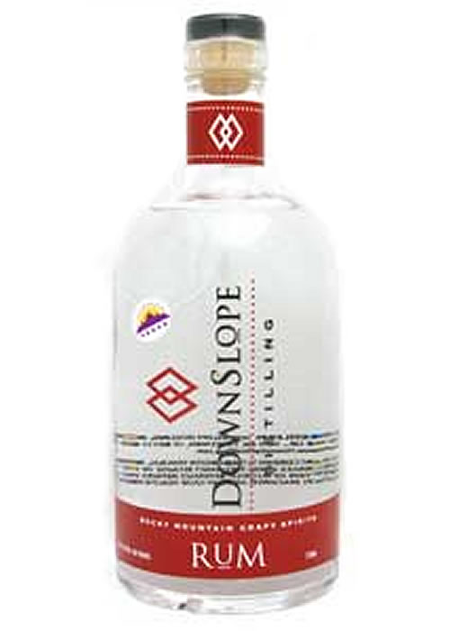 Downslope Distilling White Rum 750ML | Colorado Cane Juice Rum – The ...