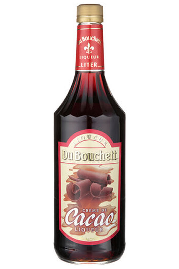 DuBouchett Creme de Cacao Dark 1L | Rich Cocoa Liqueur – The Liquor Barn