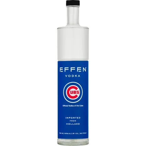 Effen Vodka Chicago Cubs Bottle 750ML – Liquor Barn