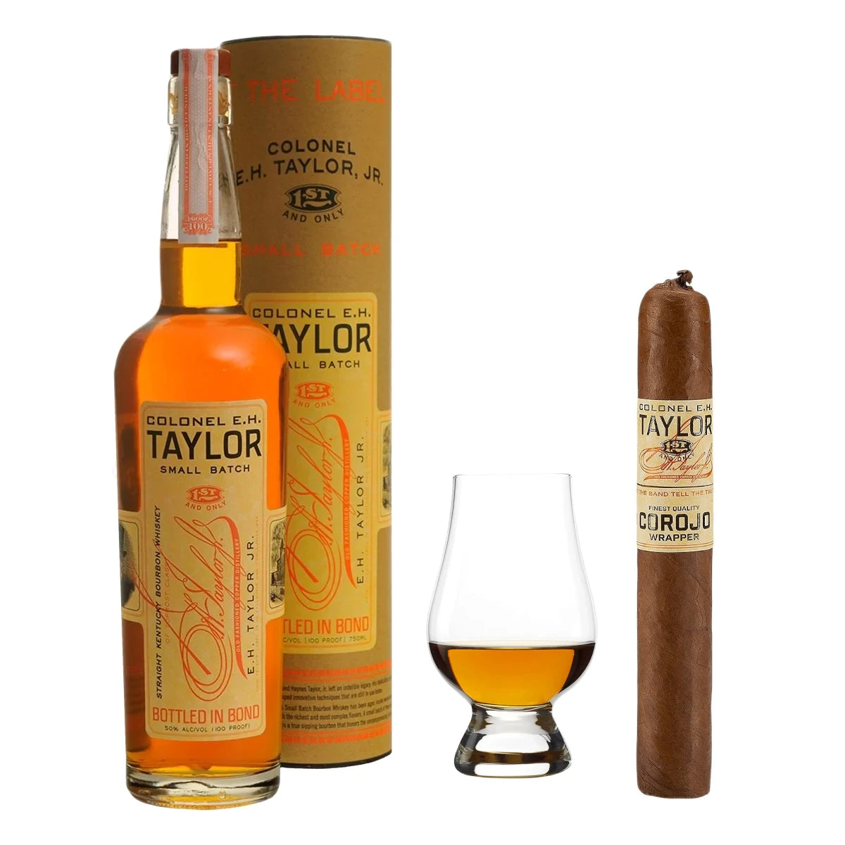 Buy Colonel E.H. Taylor Small Batch Bundle 750ml + Glass & Cigar Now ...
