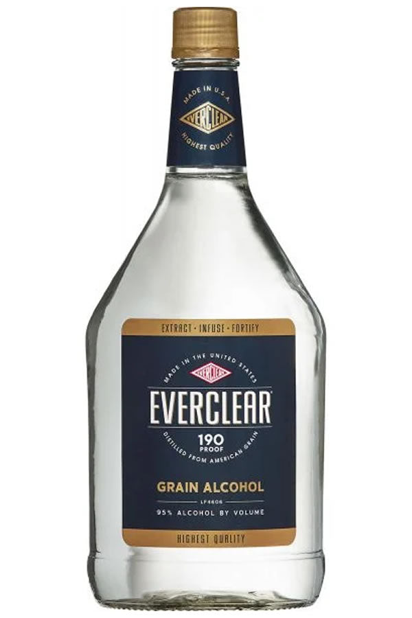Everclear Grain Alcohol 190 Proof 1.75L – The Liquor Barn