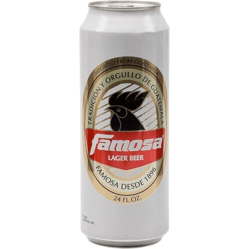 Famosa Beer 24oz Can | Award-Winning Guatemalan Lager – The Liquor Barn