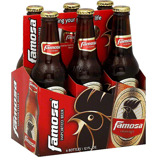 Famosa 6Pk 12 oz | Guatemala's Award-Winning Lager – The Liquor Barn