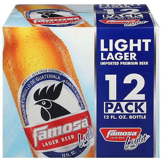 Famosa Light 12-Pack Cans | Award-Winning Guatemalan Lager – The Liquor ...