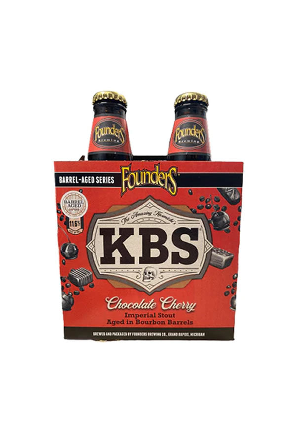Founders KBS Chocolate Cherry 4PK 12oz | 93pt Barrel-Aged – The Liquor Barn