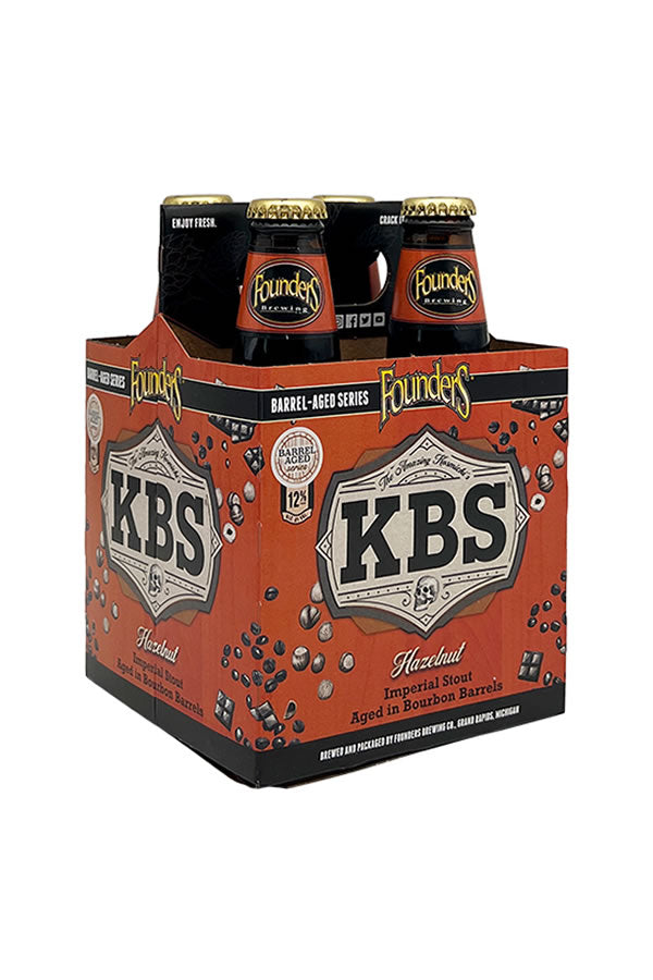 Founders KBS Hazelnut 4Pk | Bourbon Barrel Imperial Stout – The Liquor Barn