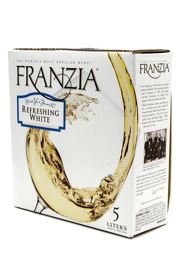 Franzia Refreshing White 5L – Liquor Barn