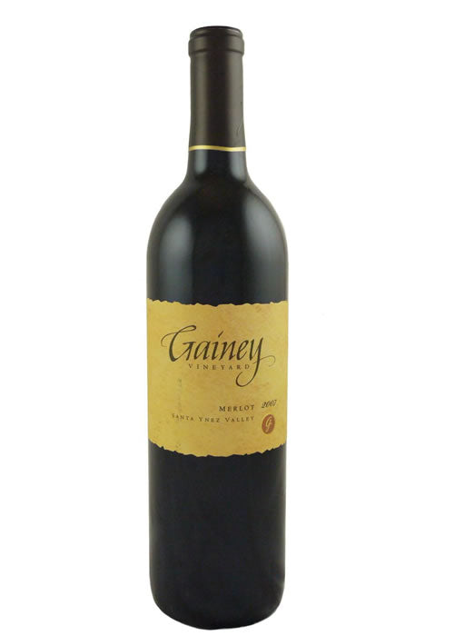 Gainey Merlot 750ml | Estate Grown Santa Ynez Valley – The Liquor Barn