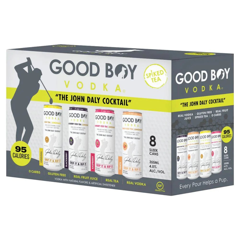 Good Boy John Daly Variety 8Pk | Spiked Tea & Lemonade RTD – The Liquor ...