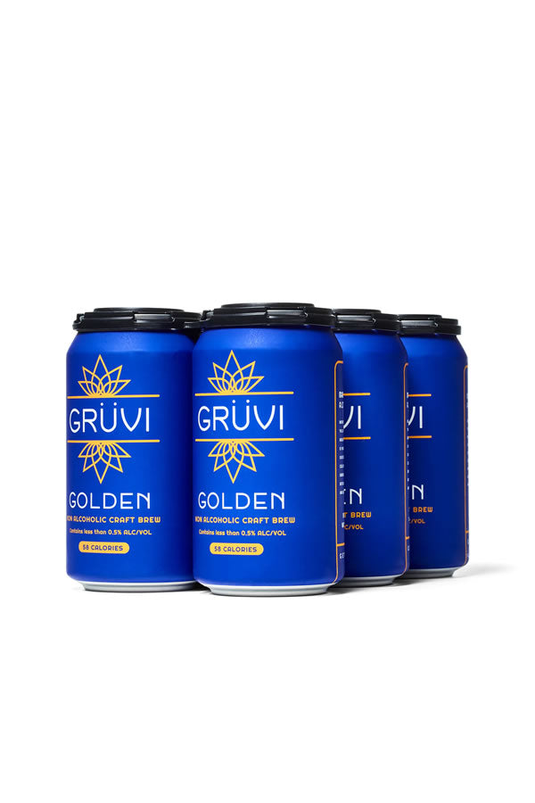 Gruvi Golden Non-Alcoholic 6Pk | Gold Medal NA Lager – The Liquor Barn