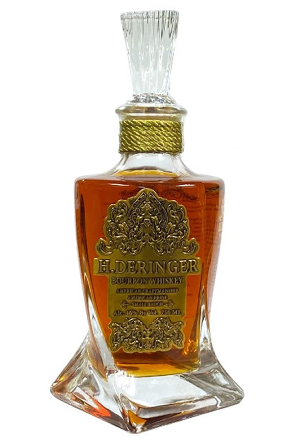 H. Deringer Small Batch Bourbon 750ML | Collector Decanter – The Liquor ...