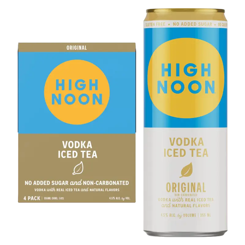 Shop High Noon Vodka Iced Tea 4Pk Cans – Buy Online – The Liquor Barn