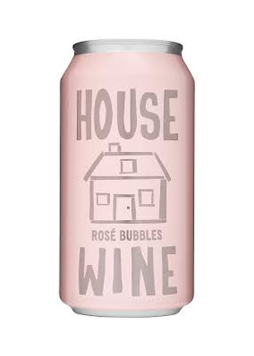 House Wine Rose Bubbles 375ML Can – The Liquor Barn