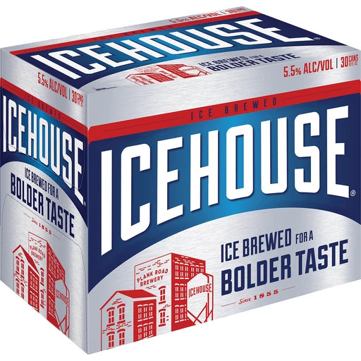 Icehouse 30 Pack Cans | America's First Ice-Brewed Lager – The Liquor Barn
