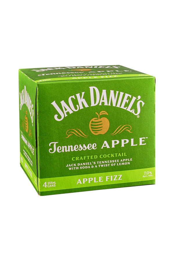 Jack Daniel's Apple Fizz 4-Pack | 7% ABV Tennessee RTD – The Liquor Barn