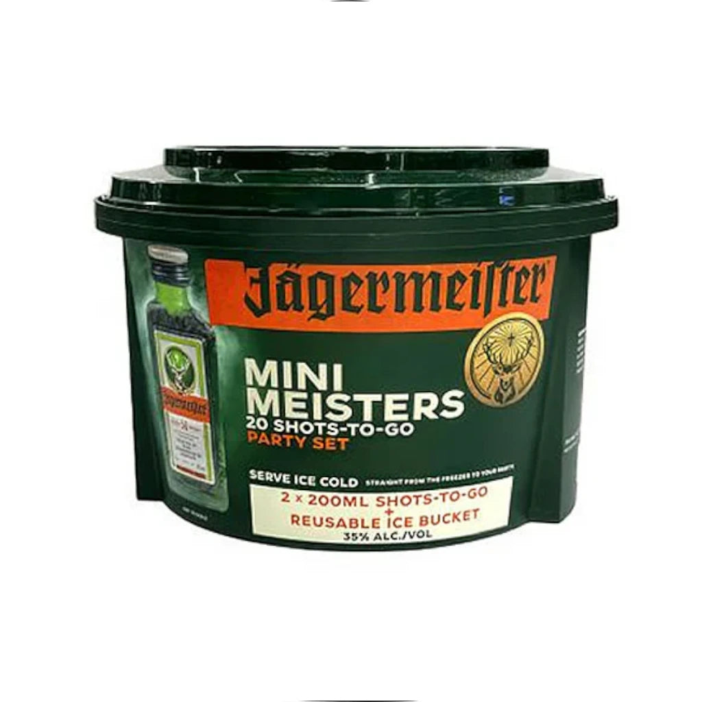 Jagermeister Party Bucket 20ML 20Pk | German Herbal Liqueur – The ...