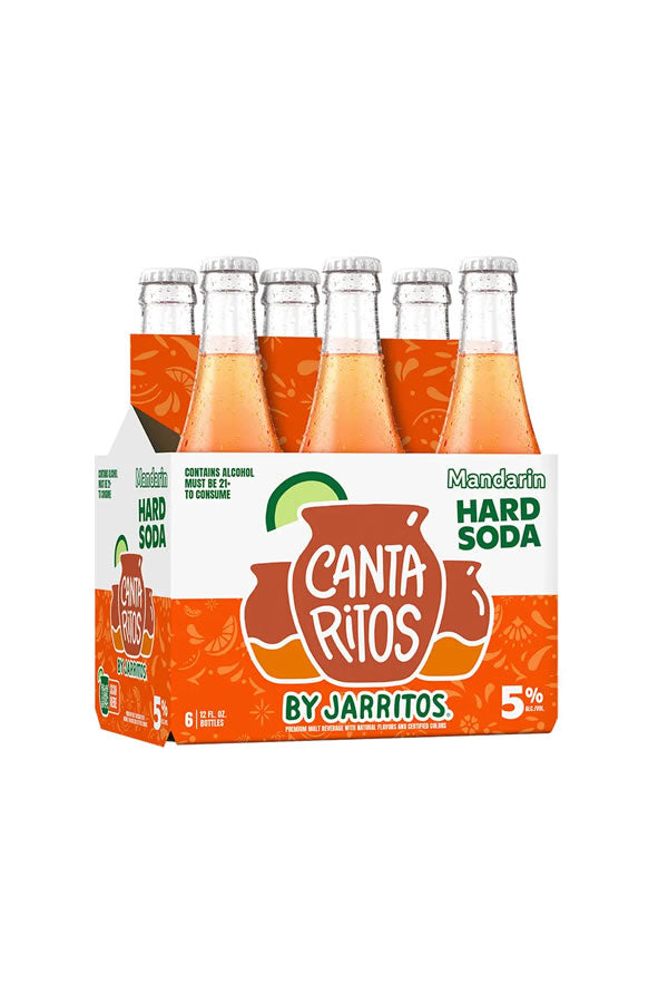 Jarritos Cantaritos Mandarin Hard Soda 6Pk | Cane Sugar – The Liquor Barn