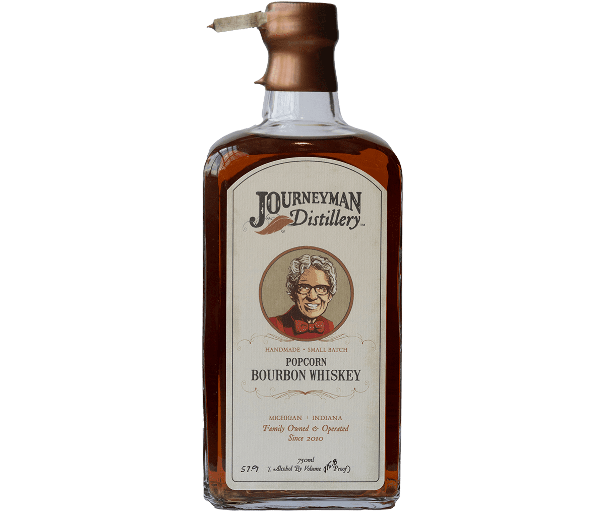 Journeyman Popcorn Bourbon 750ml | Cask Strength Whiskey – The Liquor Barn