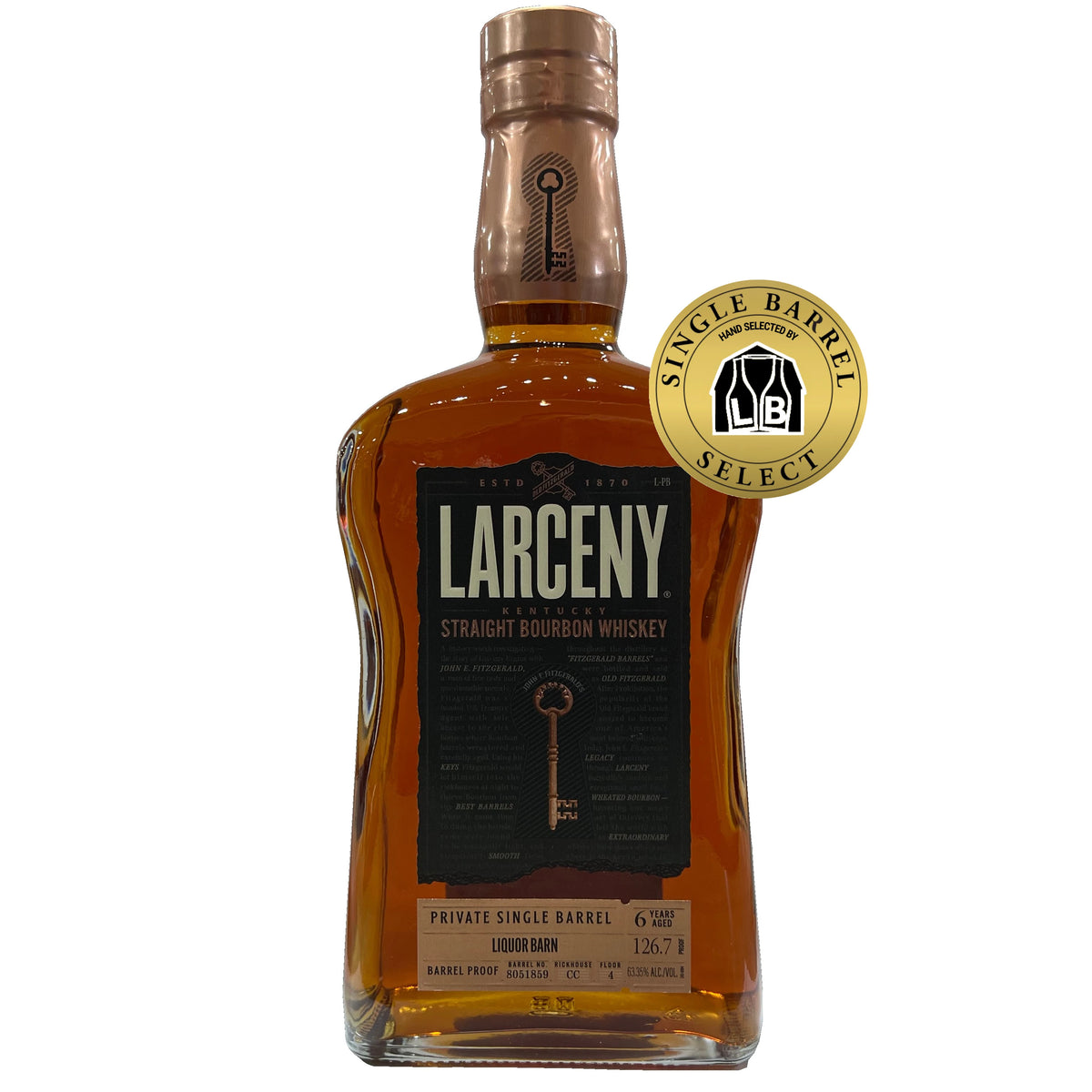 Larceny Barrel Proof Liquor Barn Single Barrel 750ML – The Liquor Barn