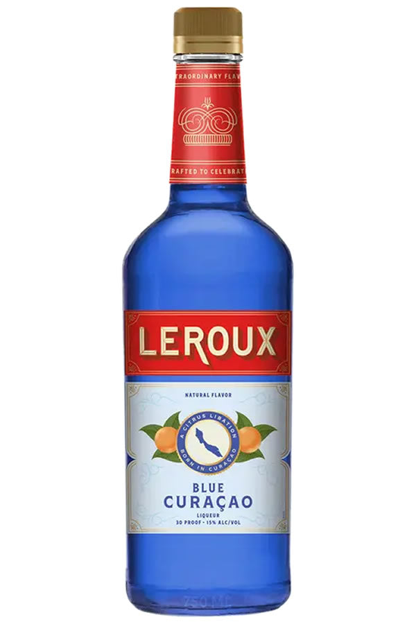 Leroux Blue Curacao 750ML | Silver Medal Citrus Liqueur – The Liquor Barn