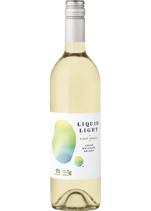 Liquid Light Pinot Grigio 750ml | Low-Cal Washington Wine – The Liquor Barn