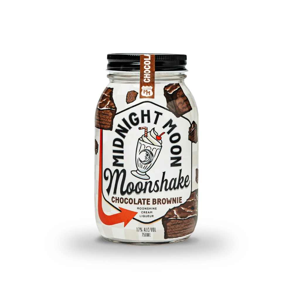 Buy Midnight Moon Moonshake Chocolate Brownie Cream Liqueur 750ML ...