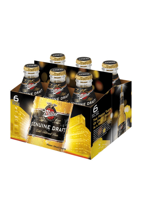 Miller Genuine Draft 6Pk 7oz | Cold-Filtered American Lager – The ...