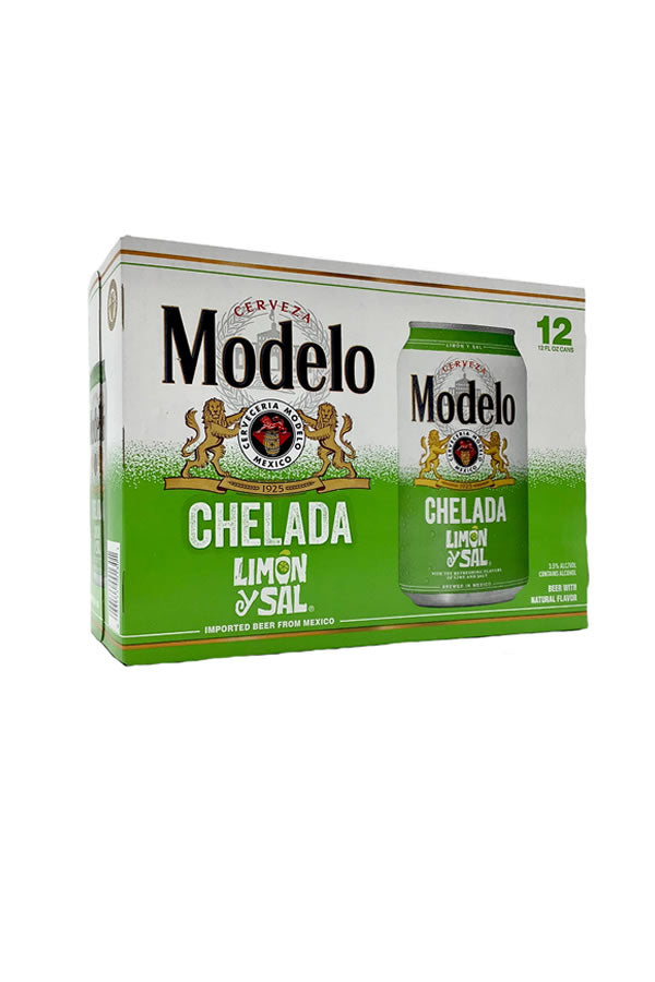 Modelo Chelada Limon y Sal 12 Pack 12oz | Lime & Salt Beer – The Liquor ...