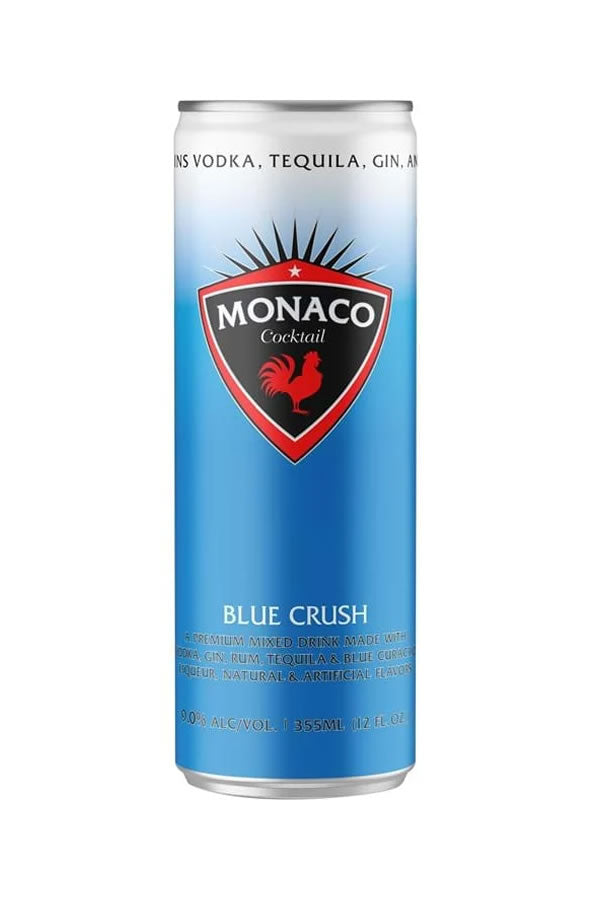 Monaco Blue Crush 355ml Can | Four-Spirit RTD Cocktail – The Liquor Barn