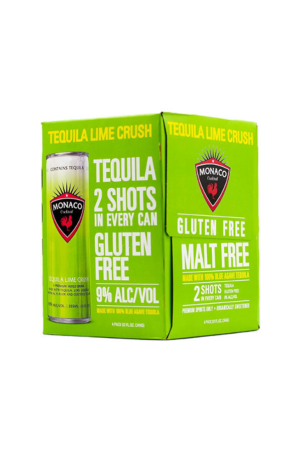 Monaco Lime Crush Tequila 4PK – The Liquor Barn